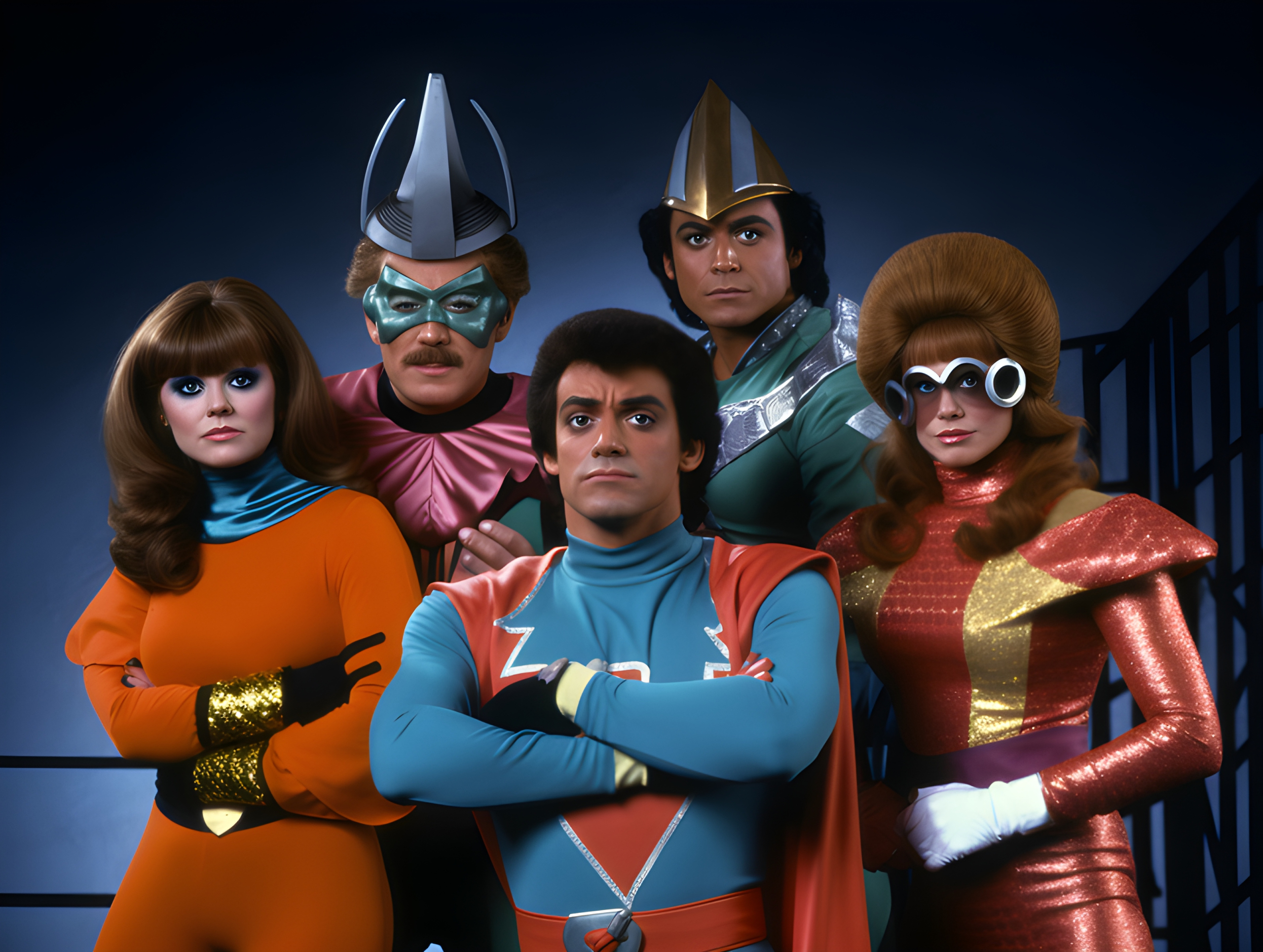 Cheesy 1980s superhero sitcom characters - Impossible Images - Unique ...