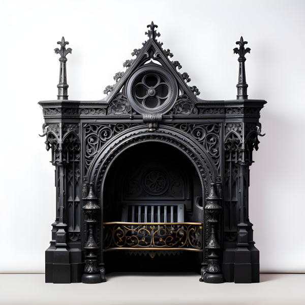 Ornate Gothic fireplace - Impossible Images - Unique stock images for ...