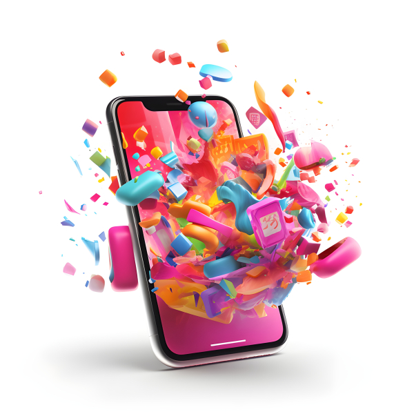 Phone exploding with apps - Impossible Images - Unique stock images for ...