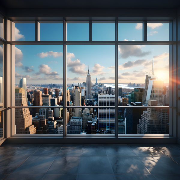 The view from the window of a penthouse apartment - Impossible Images ...