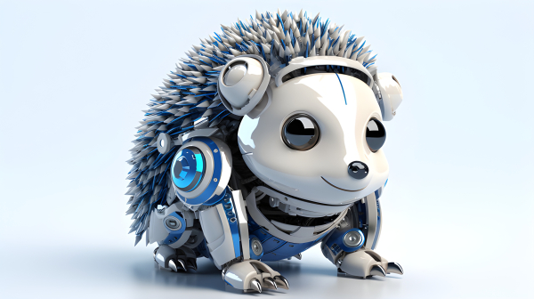 Cute robot hedgehog - Impossible Images - Unique stock images for ...