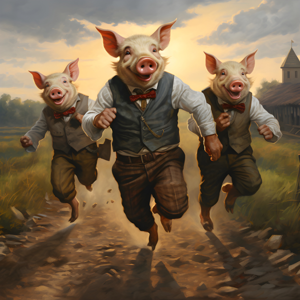 Three Little Pigs - Impossible Images - Unique stock images for ...