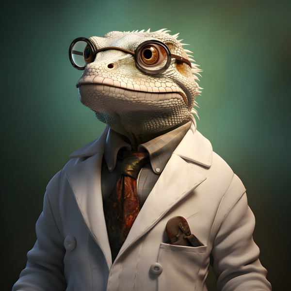 A lizard doctor - Impossible Images - Unique stock images for ...