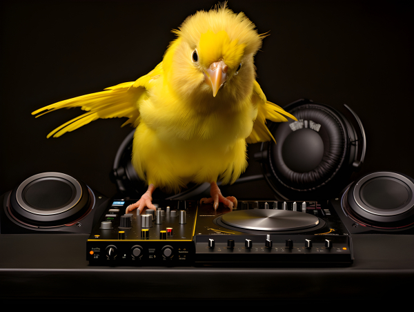 Up and coming new bird dj - Impossible Images - Unique stock images for ...
