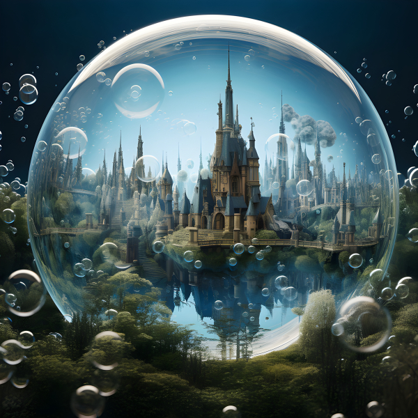 World inside a bubble - Impossible Images - Unique stock images for ...