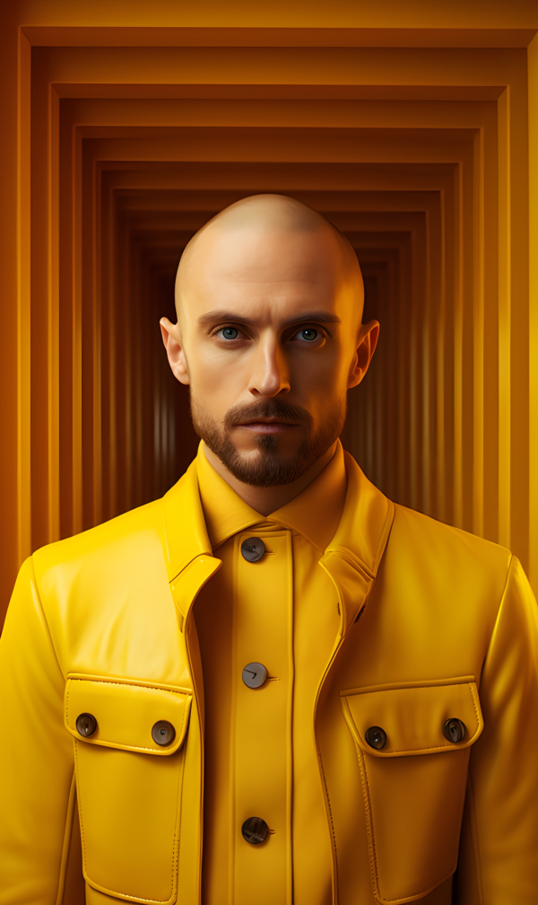 Man dressed in yellow - Impossible Images - Unique stock images for ...
