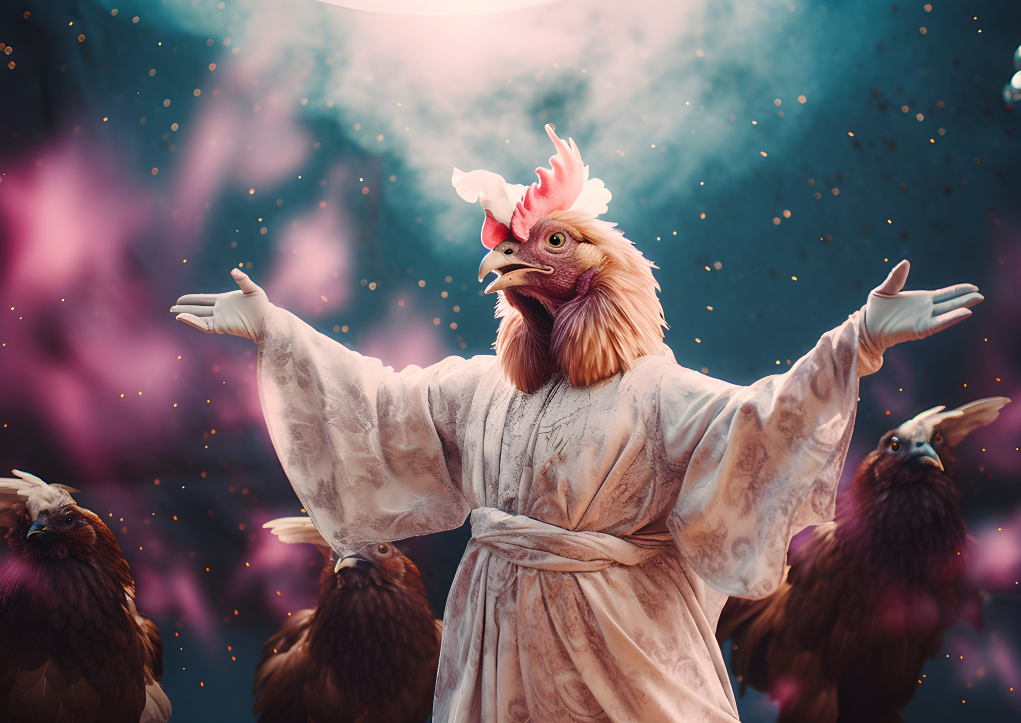 The new leader of the chicken revolution - Impossible Images - Unique ...