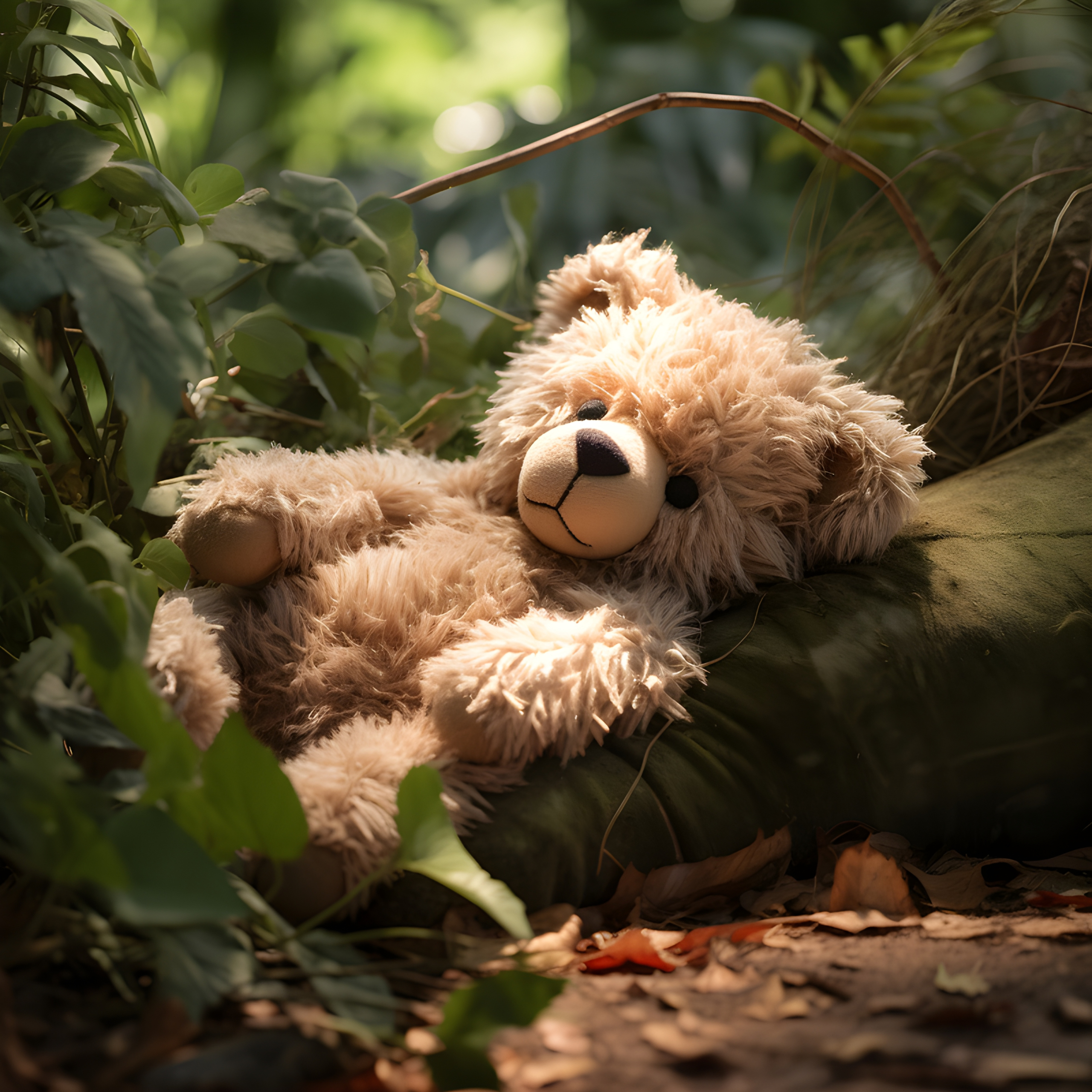 Teddy bear went round the garden too many times - Impossible Images ...