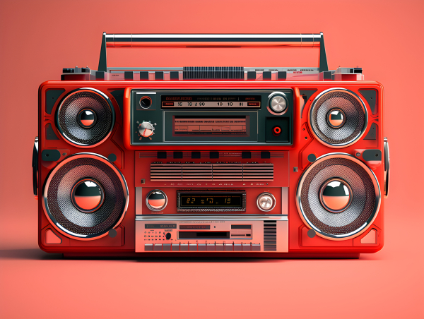 Retro boom box - Impossible Images - Unique stock images for commercial ...