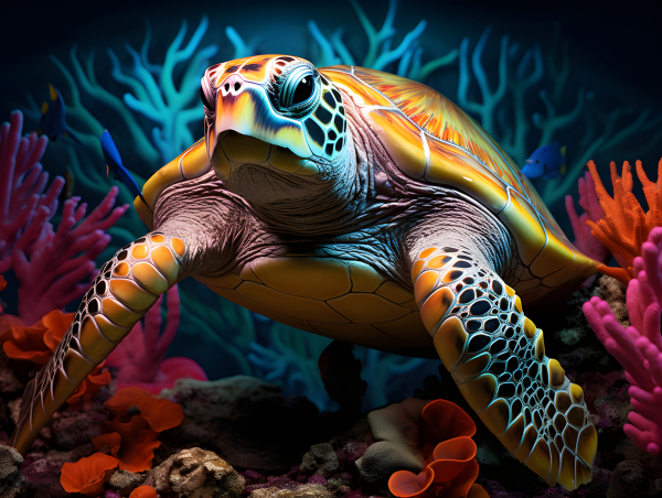 Colorful turtle - Impossible Images - Unique stock images for ...