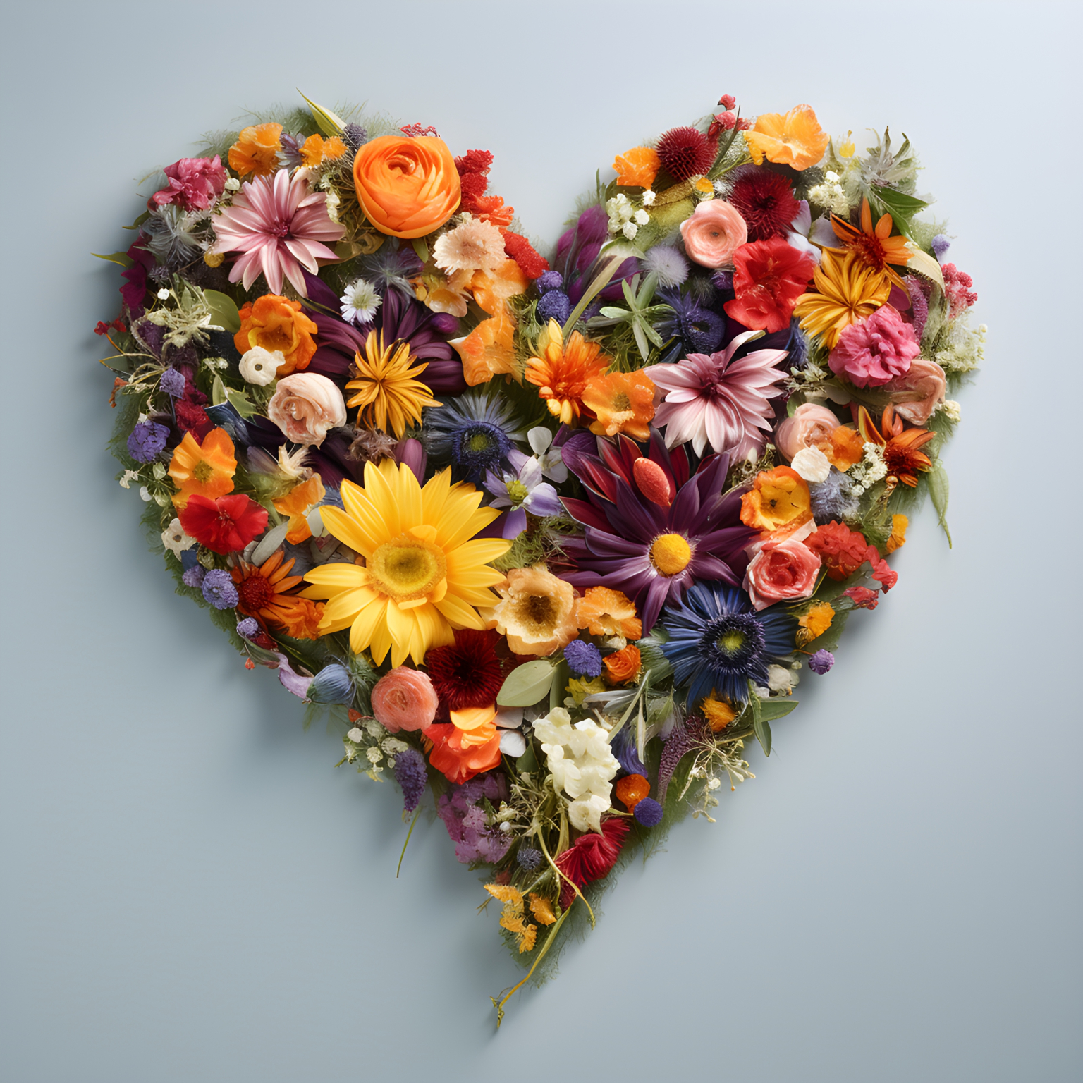Heart of flowers - Impossible Images - Unique stock images for ...