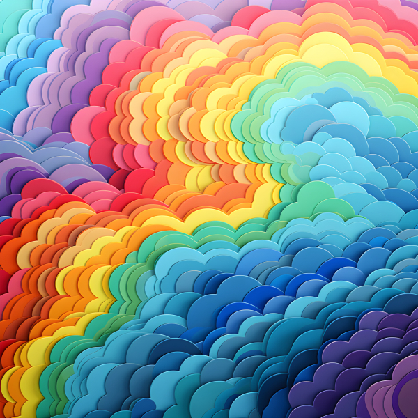 Rainbow shapes - Impossible Images - Unique stock images for commercial ...