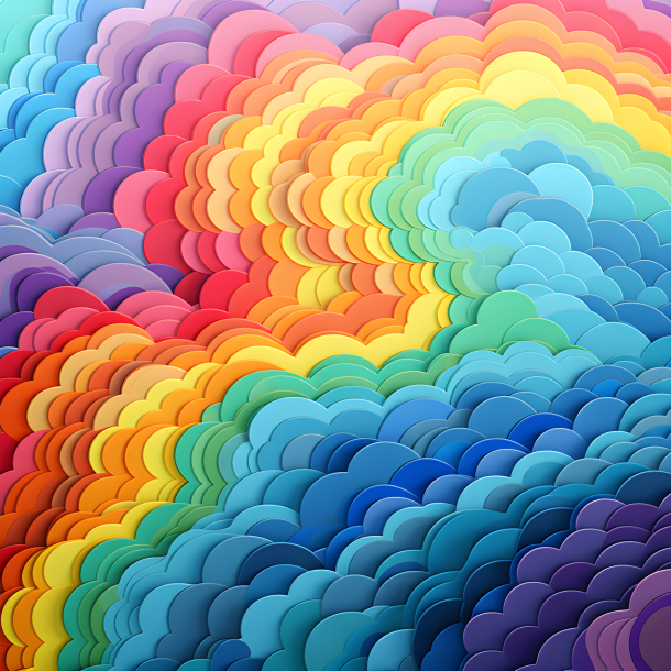 Rainbow shapes - Impossible Images - Unique stock images for commercial ...