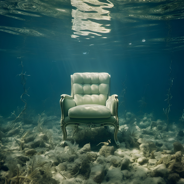 Drowned Chair - Impossible Images - Unique stock images for commercial use.