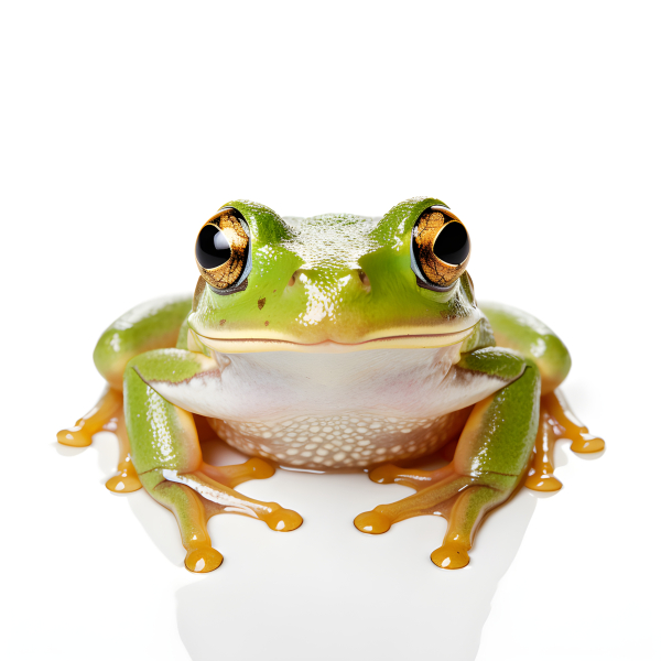A frog on a white background - Impossible Images - Unique stock images ...