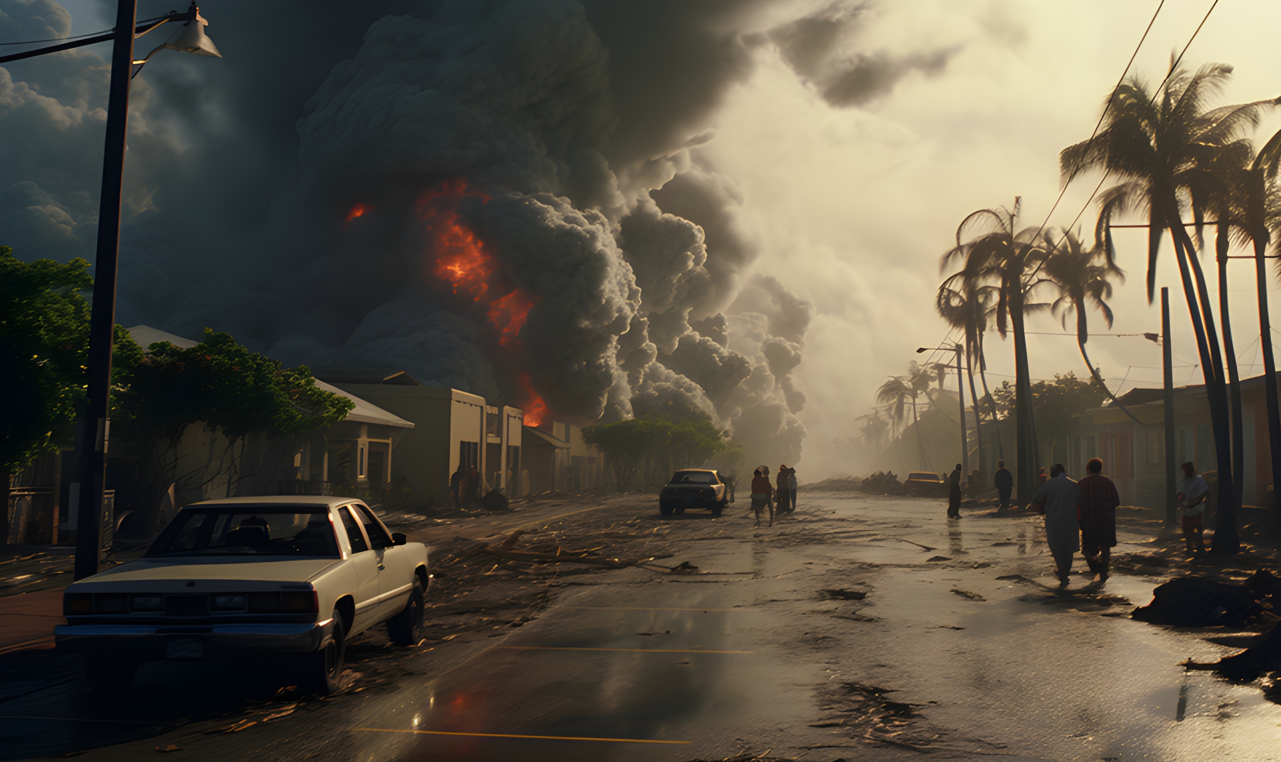 A natural disaster in LA - Impossible Images - Unique stock images for ...