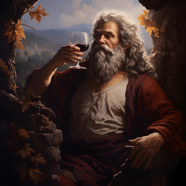 Greek god drinking wine - Impossible Images - Unique stock images for ...