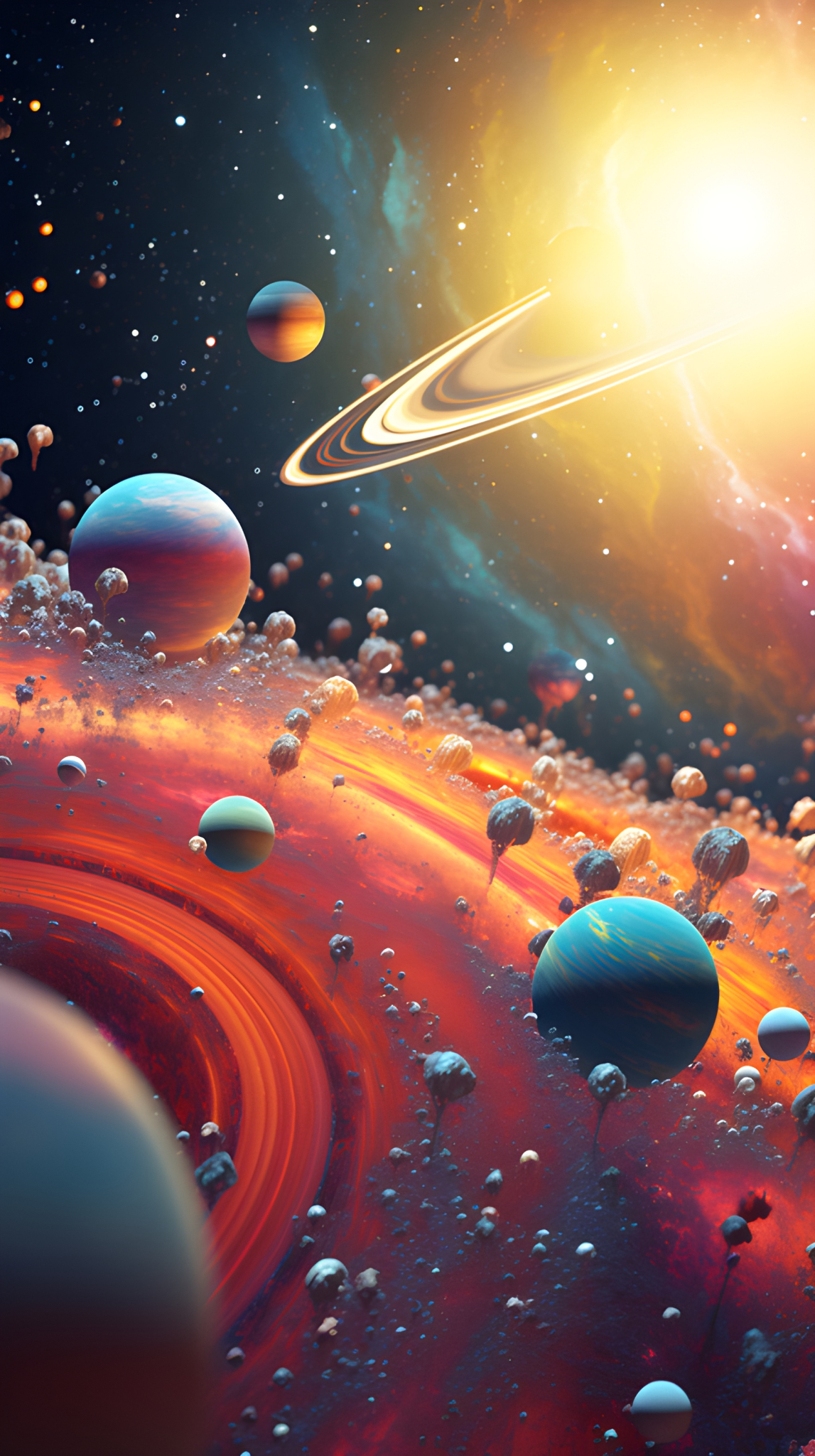 Planets in orbit - Impossible Images - Unique stock images for ...