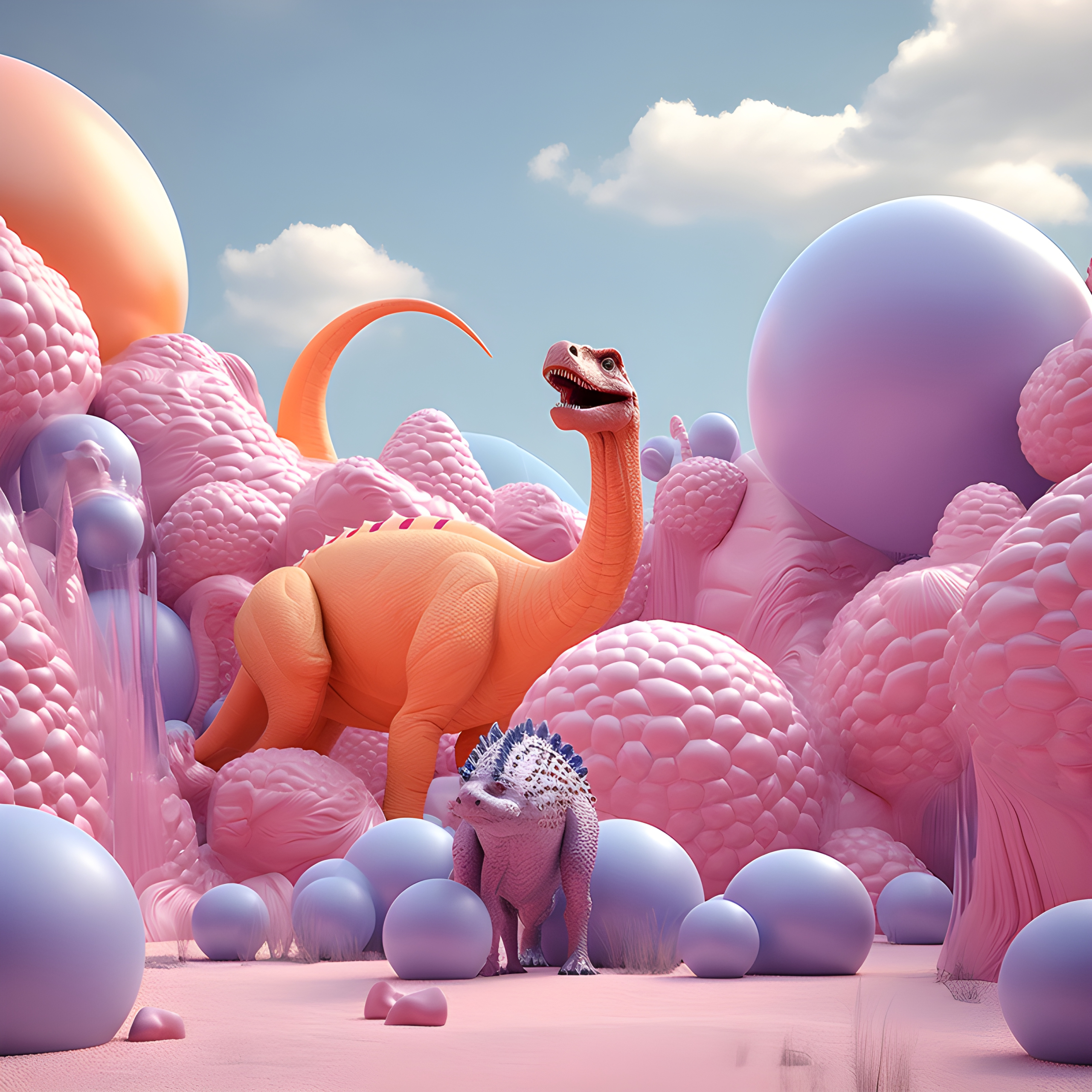 Unusual dinosaurs on an unusual planet - Impossible Images - Unique ...
