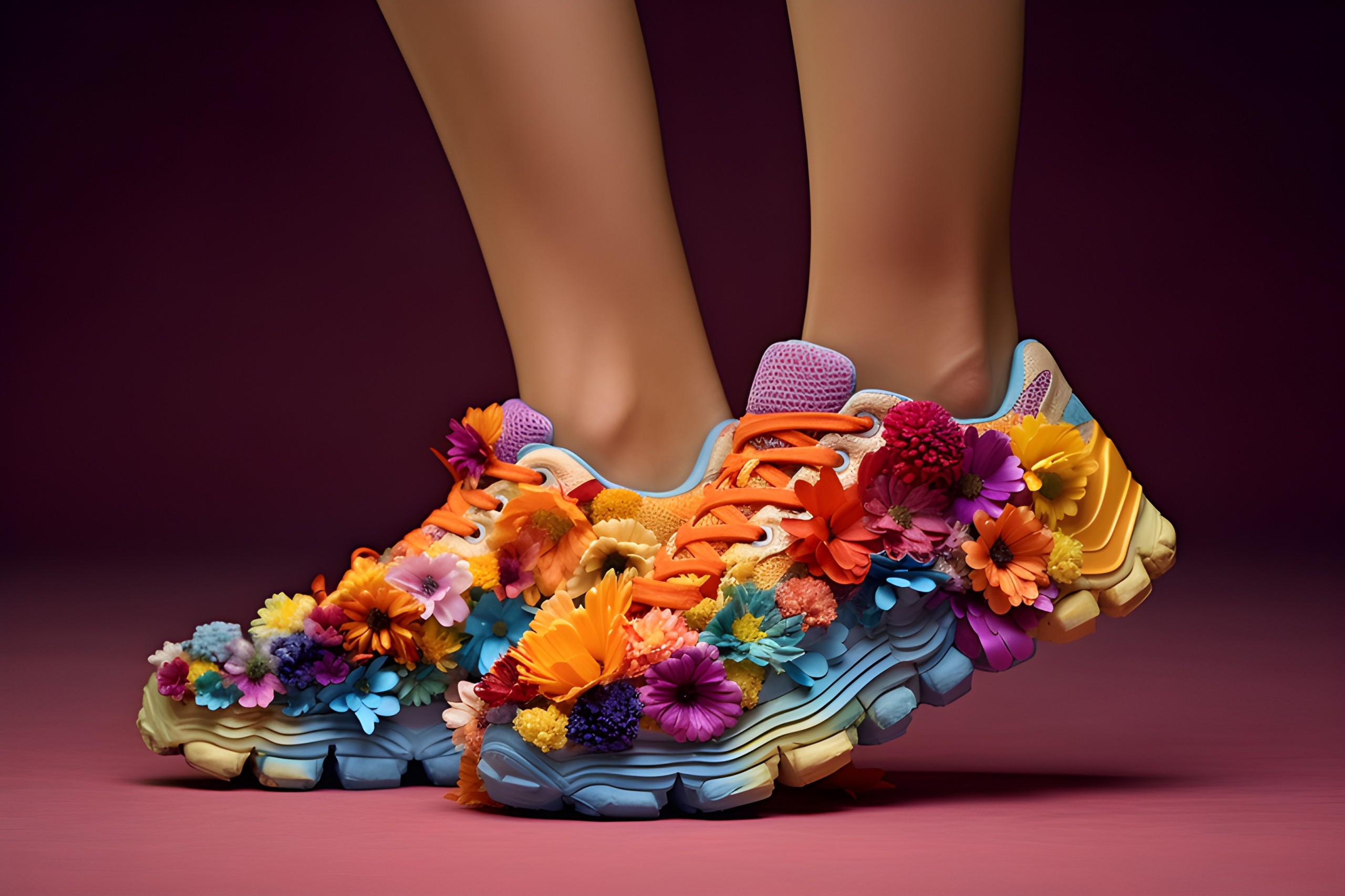 Flower trainers - Impossible Images - Unique stock images for ...