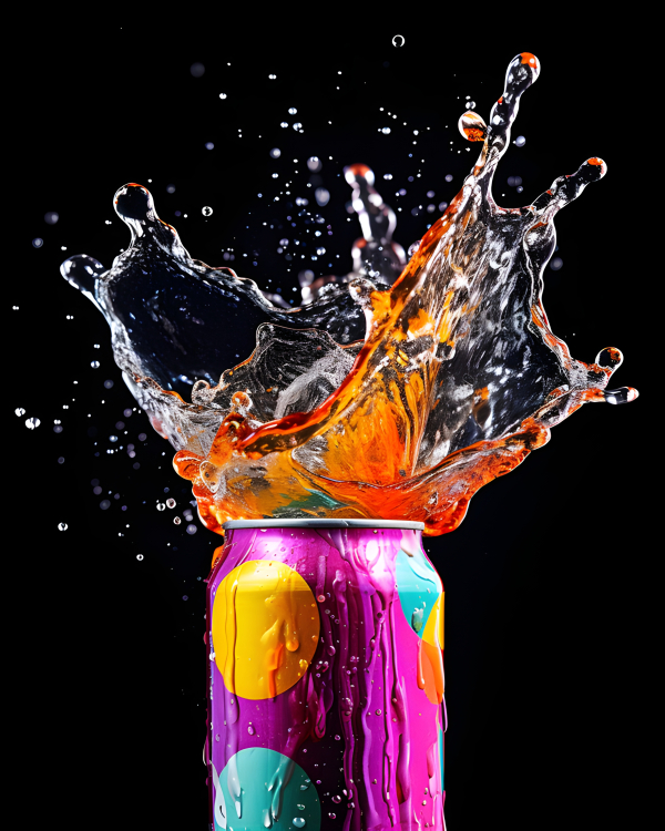 Can of soda exploding open - Impossible Images - Unique stock images ...