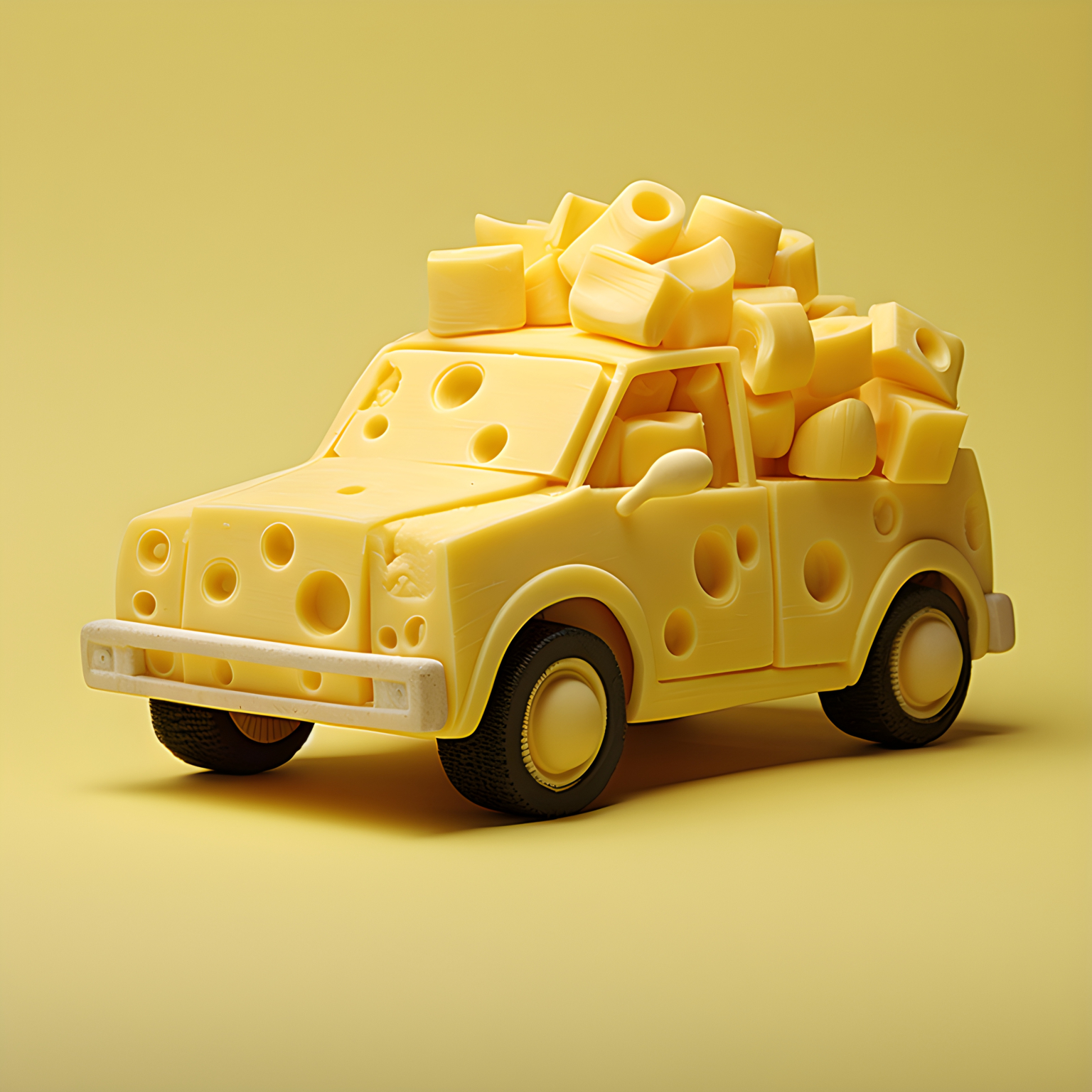Cheese car - Impossible Images - Unique stock images for commercial use.