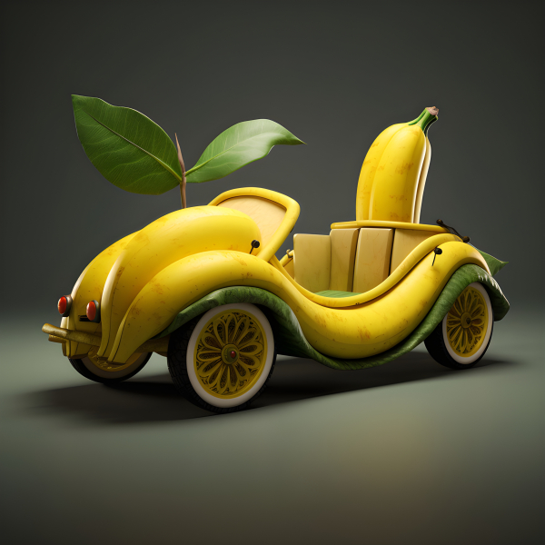 Banana peel car - Impossible Images - Unique stock images for ...