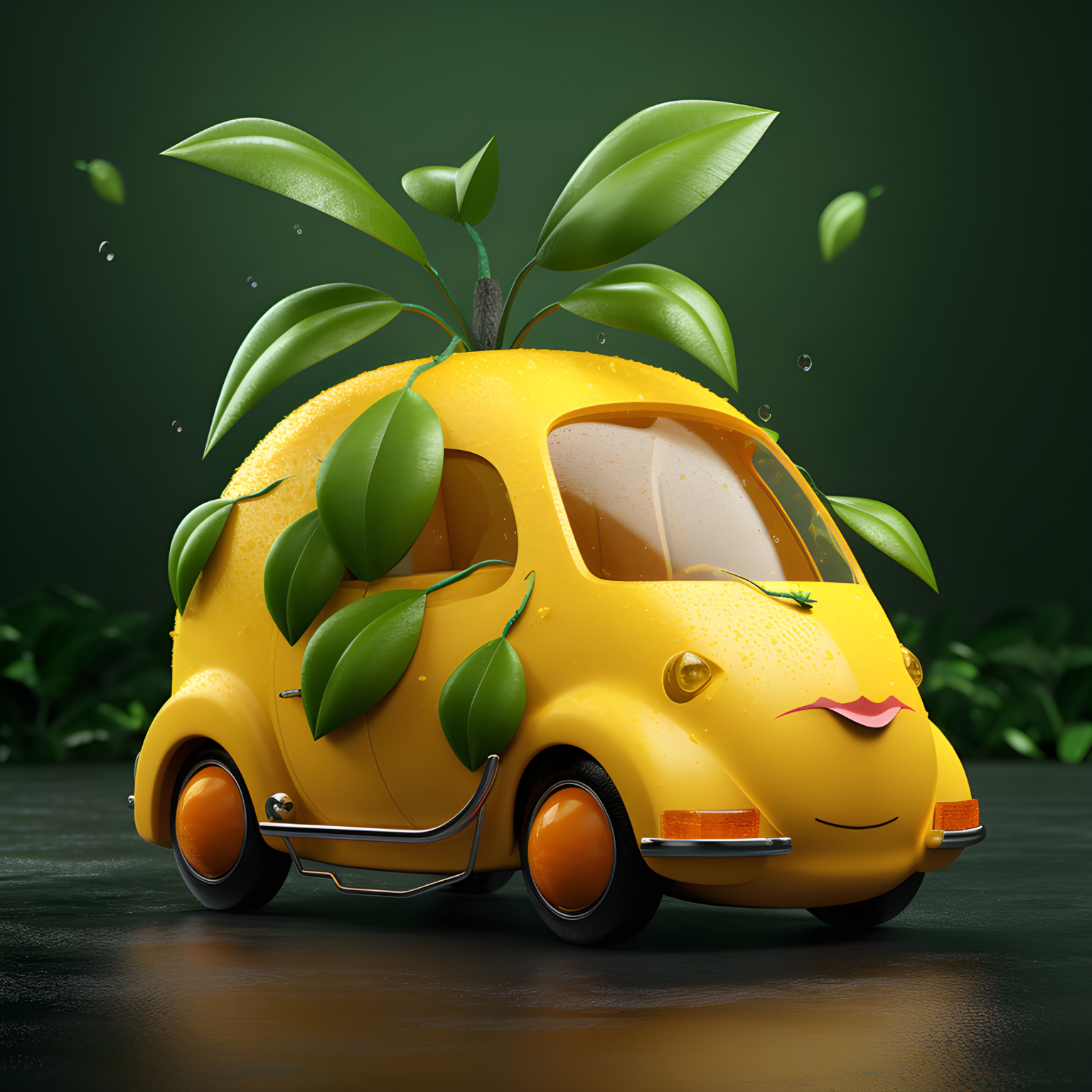 Personified mango car - Impossible Images - Unique stock images for ...