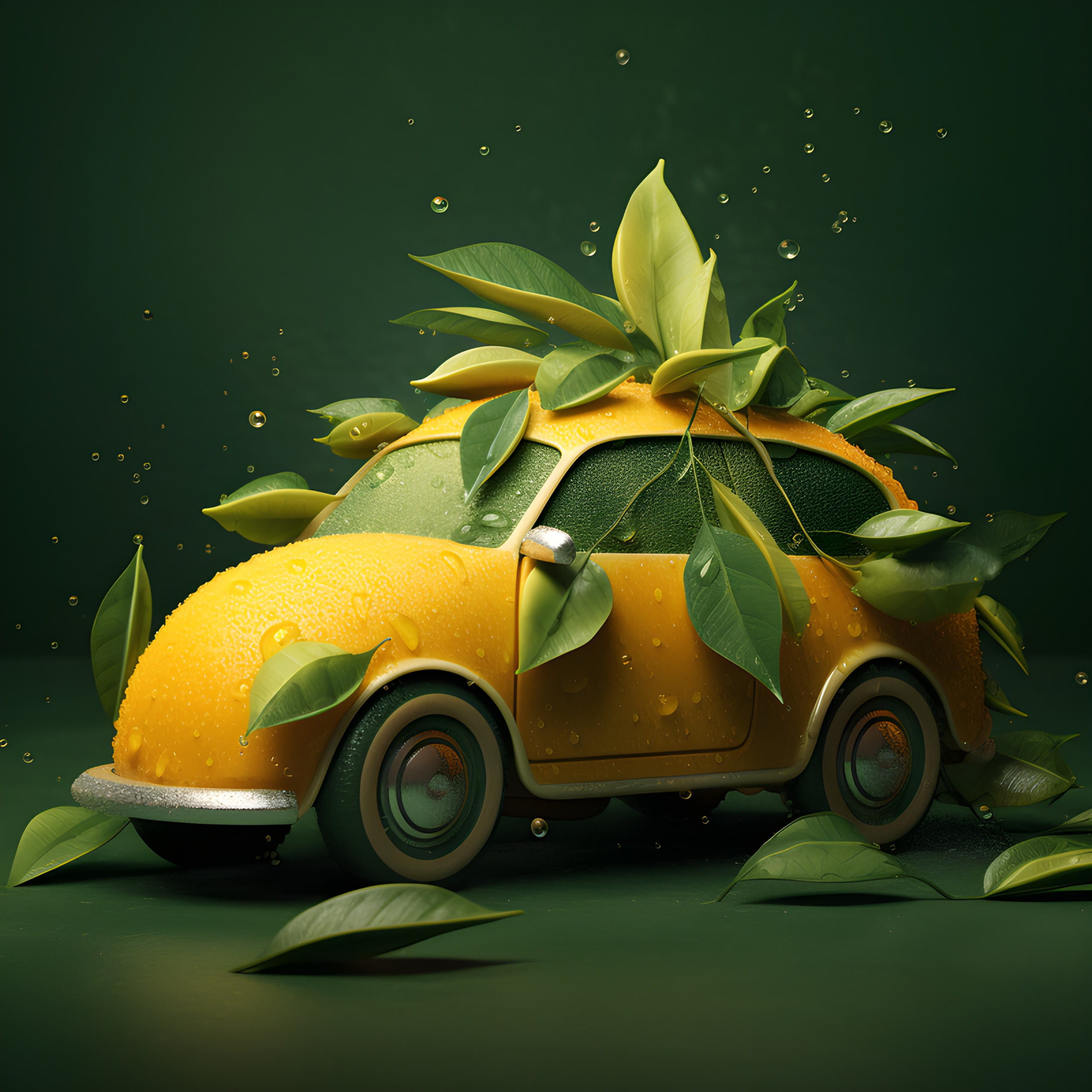 Mango car - Impossible Images - Unique stock images for commercial use.