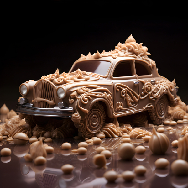 Chocolate land car - Impossible Images - Unique stock images for ...