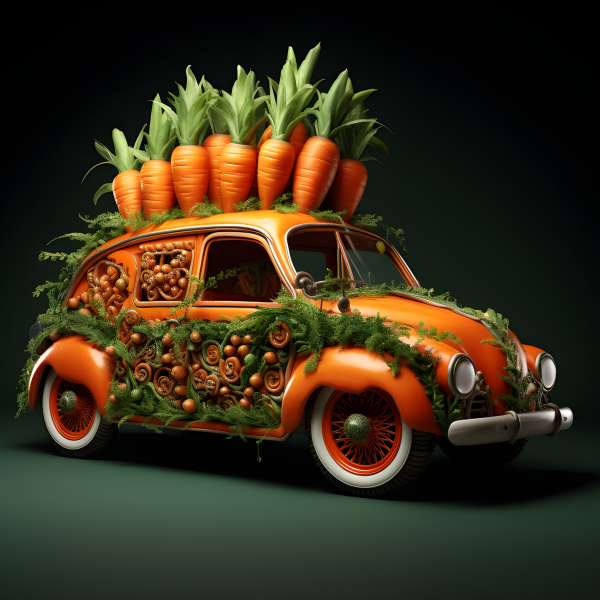 Beautiful carrot topped car - Impossible Images - Unique stock images ...