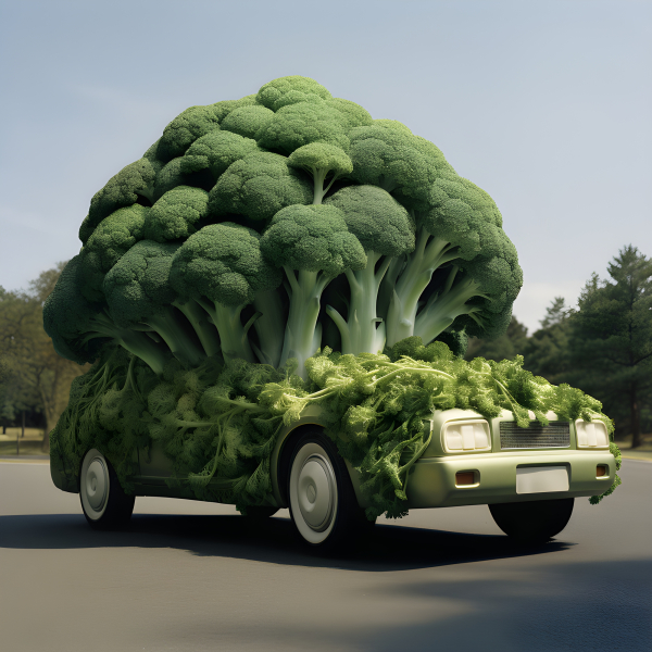 Broccoli growing car - Impossible Images - Unique stock images for ...