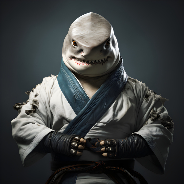 Ninja shark - Impossible Images - Unique stock images for commercial use.