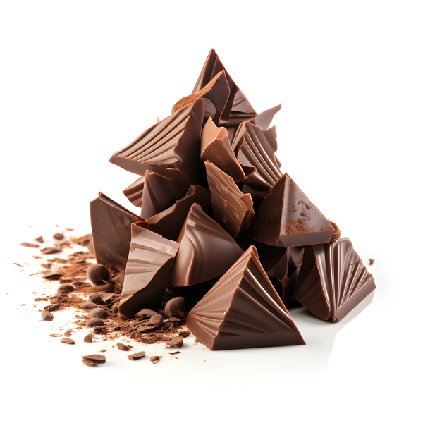 Triangular chocolate pieces - Impossible Images - Unique stock images ...