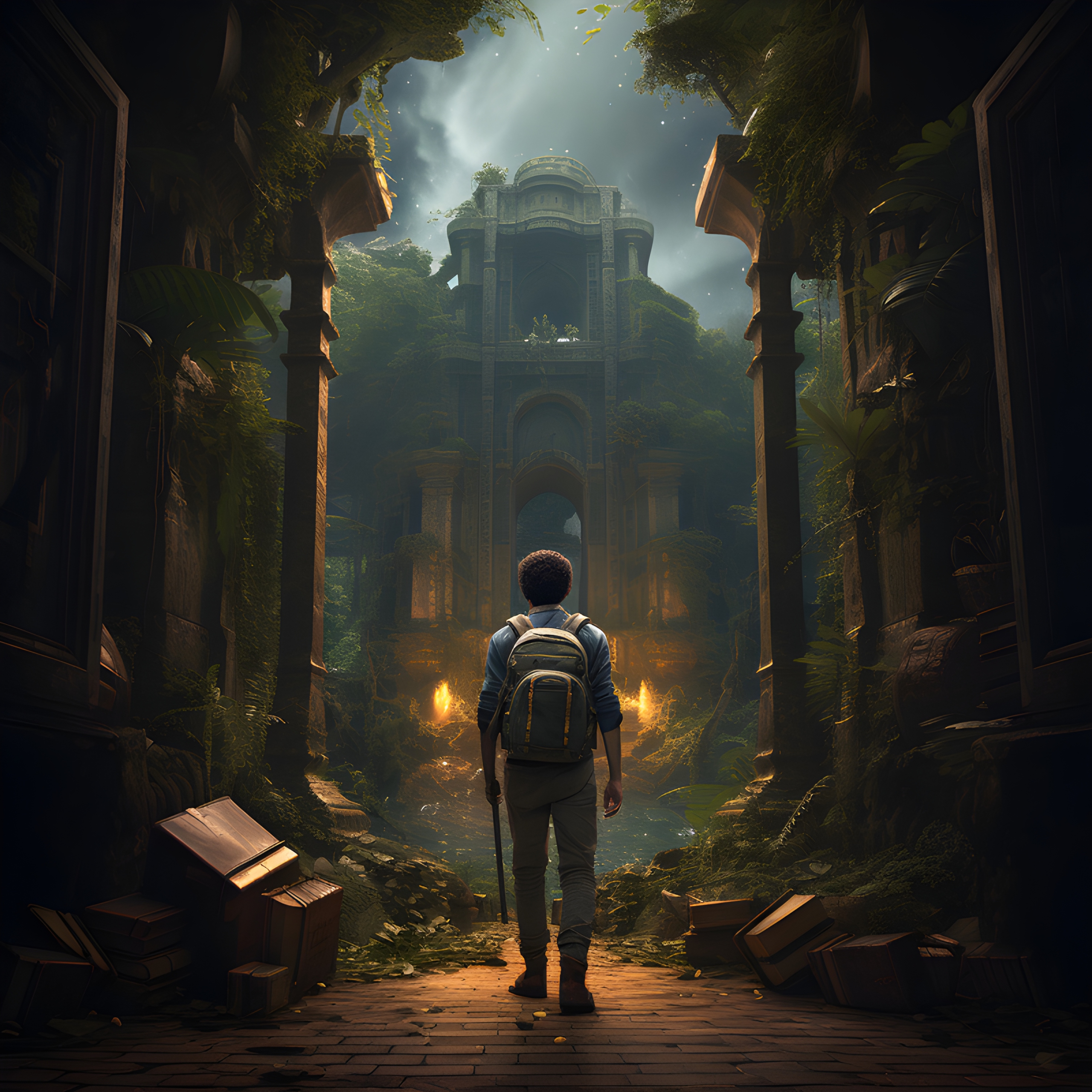 Exploring a unknown kingdom - Impossible Images - Unique stock images ...