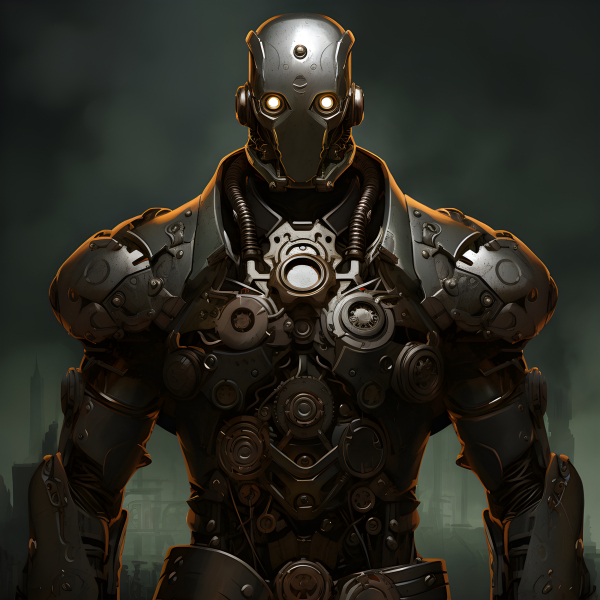 Iron robot - Impossible Images - Unique stock images for commercial use.