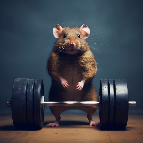 Rat ready to lift his weight - Impossible Images - Unique stock images ...