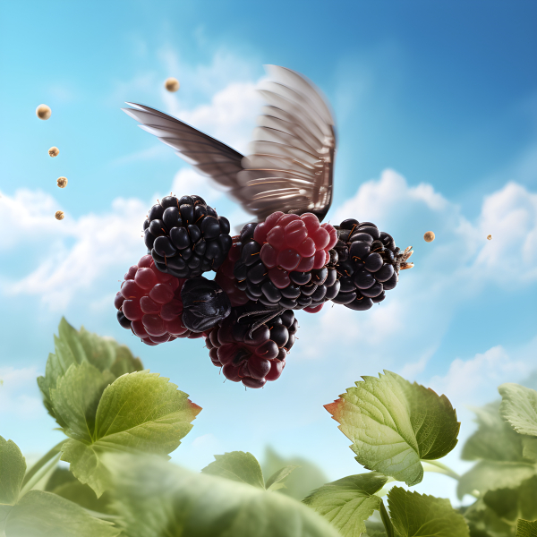 Flying blackberry - Impossible Images - Unique stock images for ...