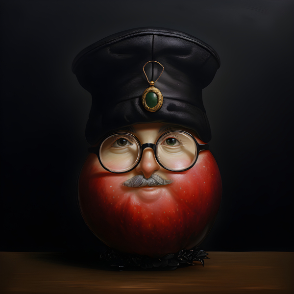 Apple guy - Impossible Images - Unique stock images for commercial use.