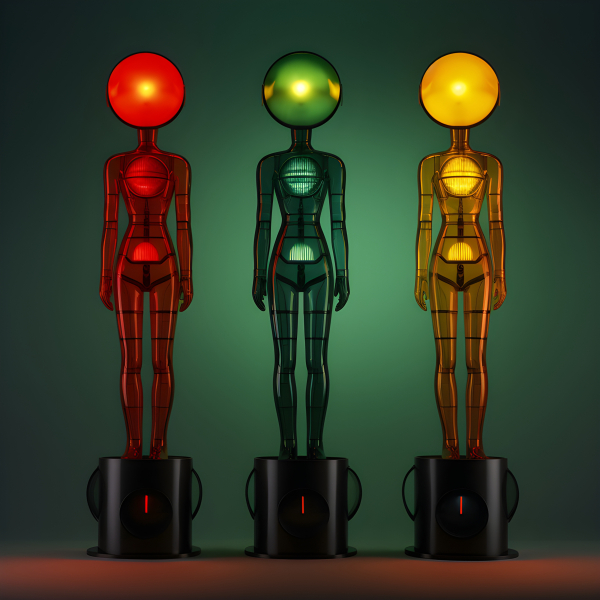 Human traffic lights - Impossible Images - Unique stock images for ...