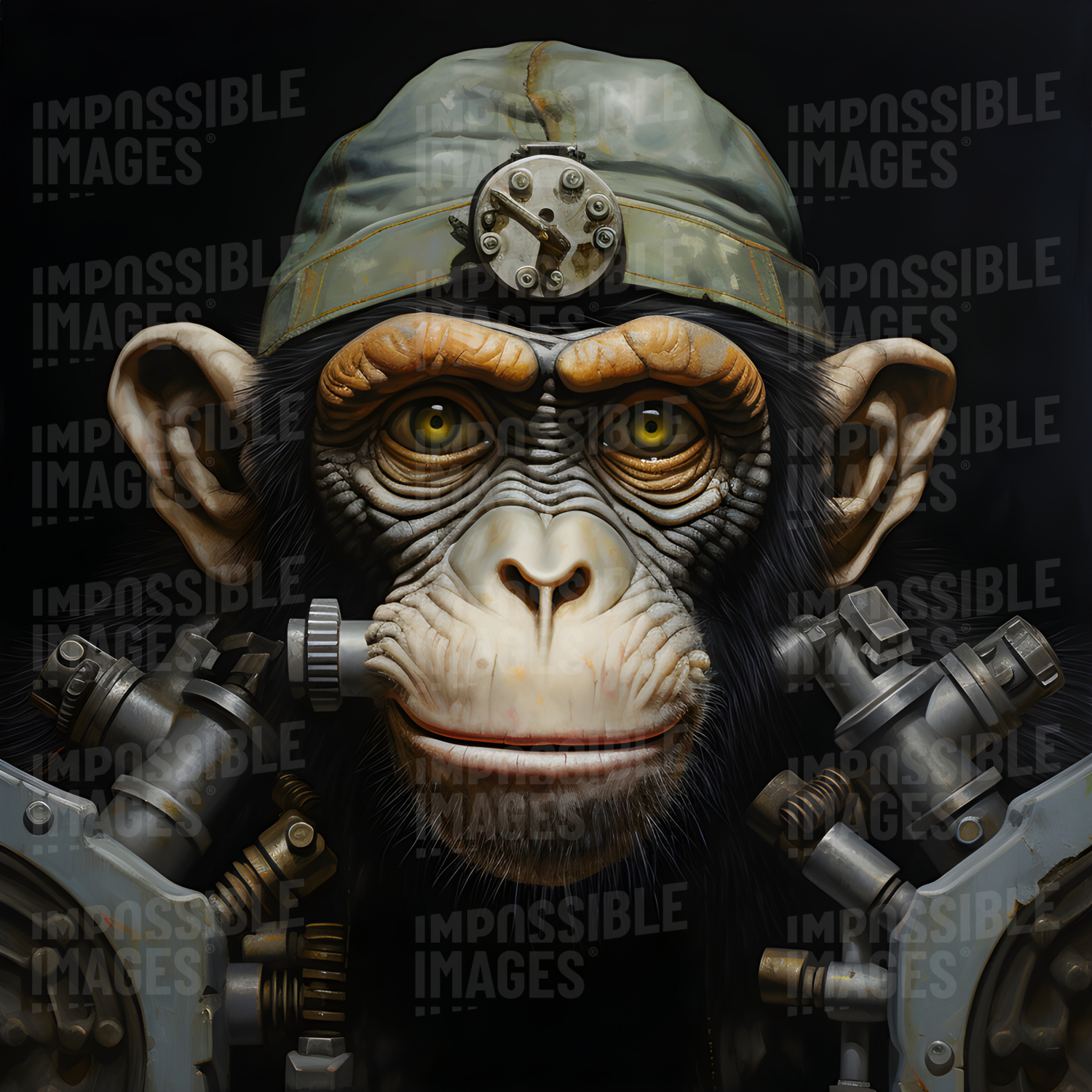 Working monkey - Impossible Images - Unique stock images for commercial ...