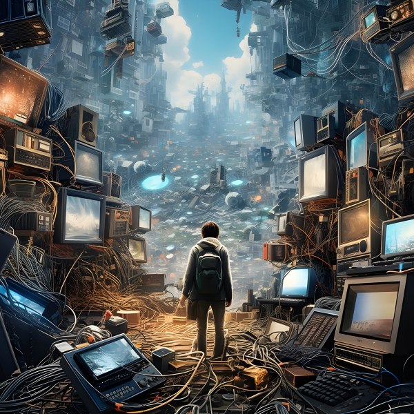 Electronics taking over the world - Impossible Images - Unique stock ...