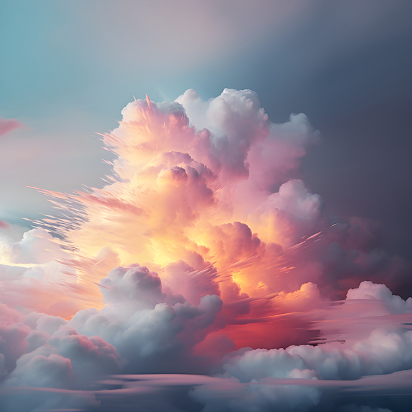 Light through a puff of cloud - Impossible Images - Unique stock images ...
