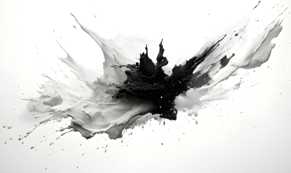 Monochrome paint splash - Impossible Images - Unique stock images for ...