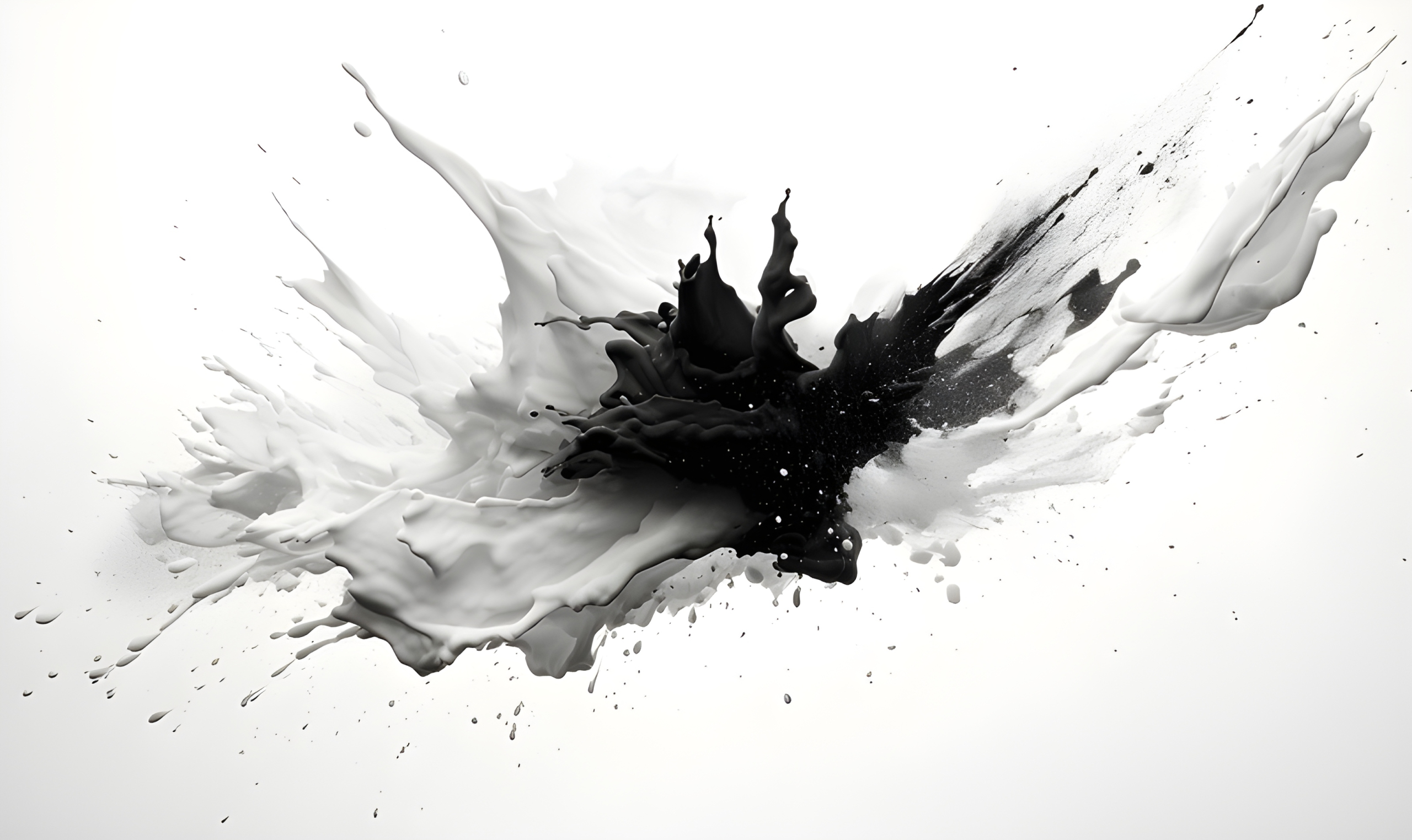 Monochrome paint splash - Impossible Images - Unique stock images for ...
