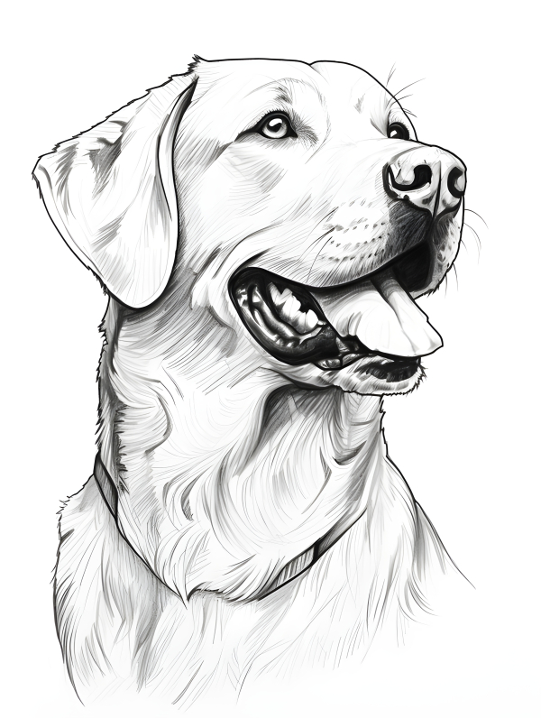 A drawing of a labrador - Impossible Images - Unique stock images for ...