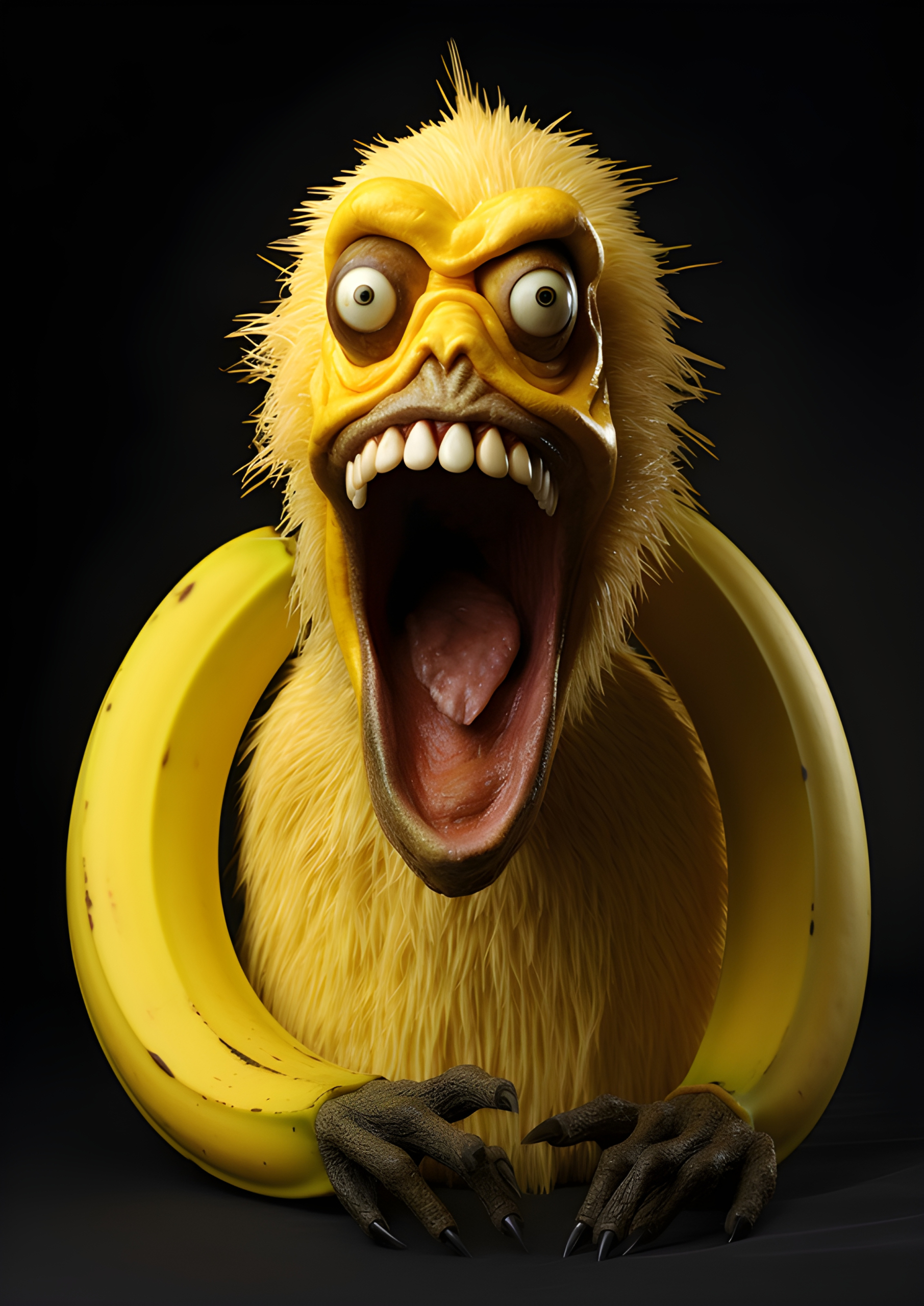 A strange banana monster - Impossible Images - Unique stock images for ...