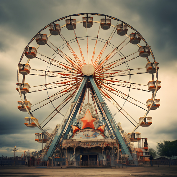 An abandoned ferris wheel - Impossible Images - Unique stock images for ...