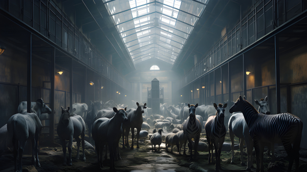 Animal Prison - Impossible Images - Unique stock images for commercial use.