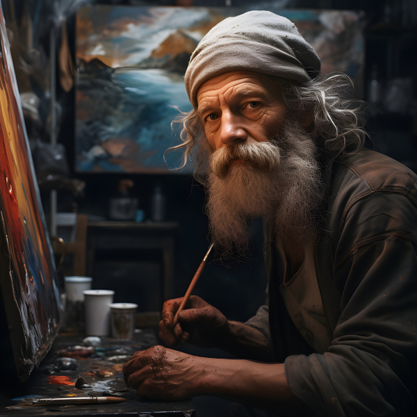 Painter - Impossible Images - Unique stock images for commercial use.